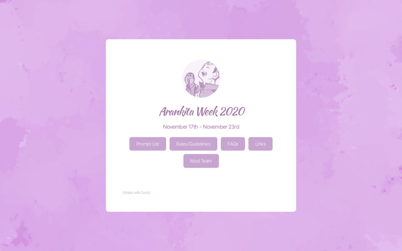 Arankita Week 2020